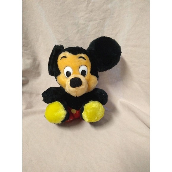 Disney | Toys | Vintage Mickey Mouse Plush | Poshmark